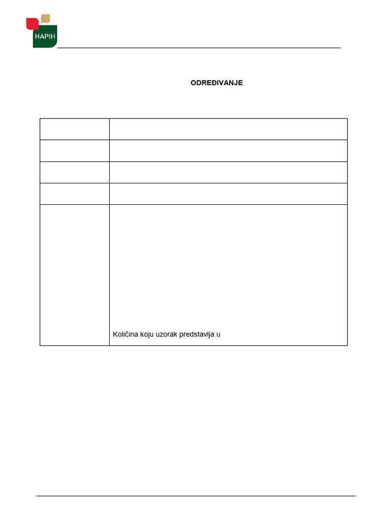 Zahtjev Za Odredivanje Hranjive Vrijednosti Proizvoda | PDF