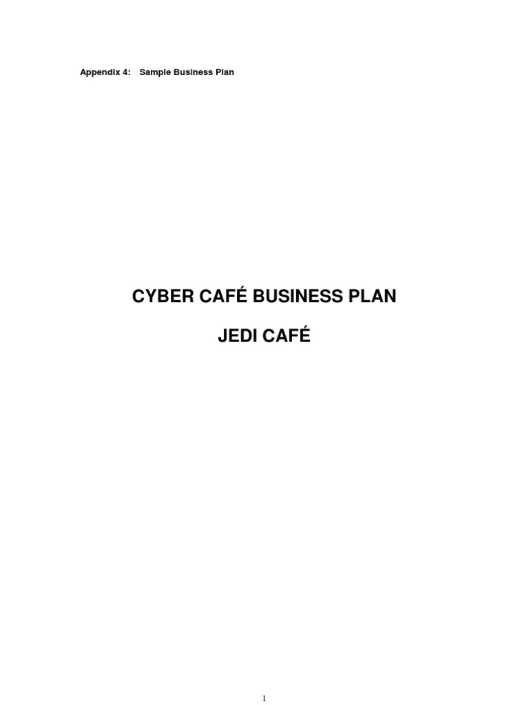 Appendix 4 Sample Business Plan | PDF