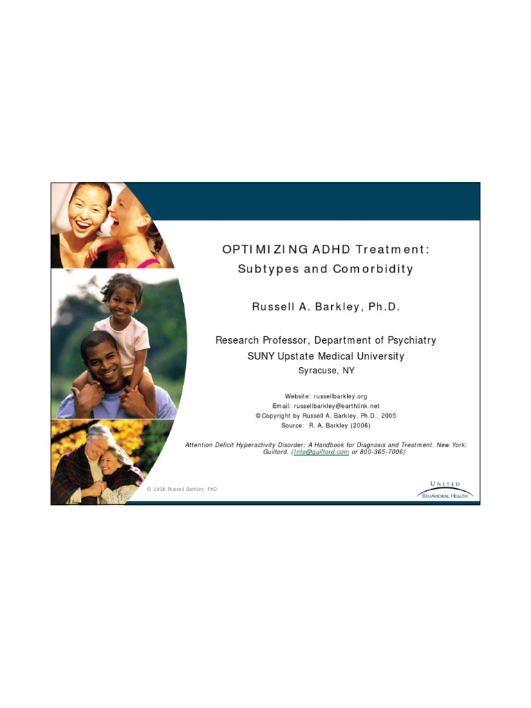 ADHD Treatment: Subtypes and Comorbidity | PDF | Attention Deficit Hyperactivity Disorder ...