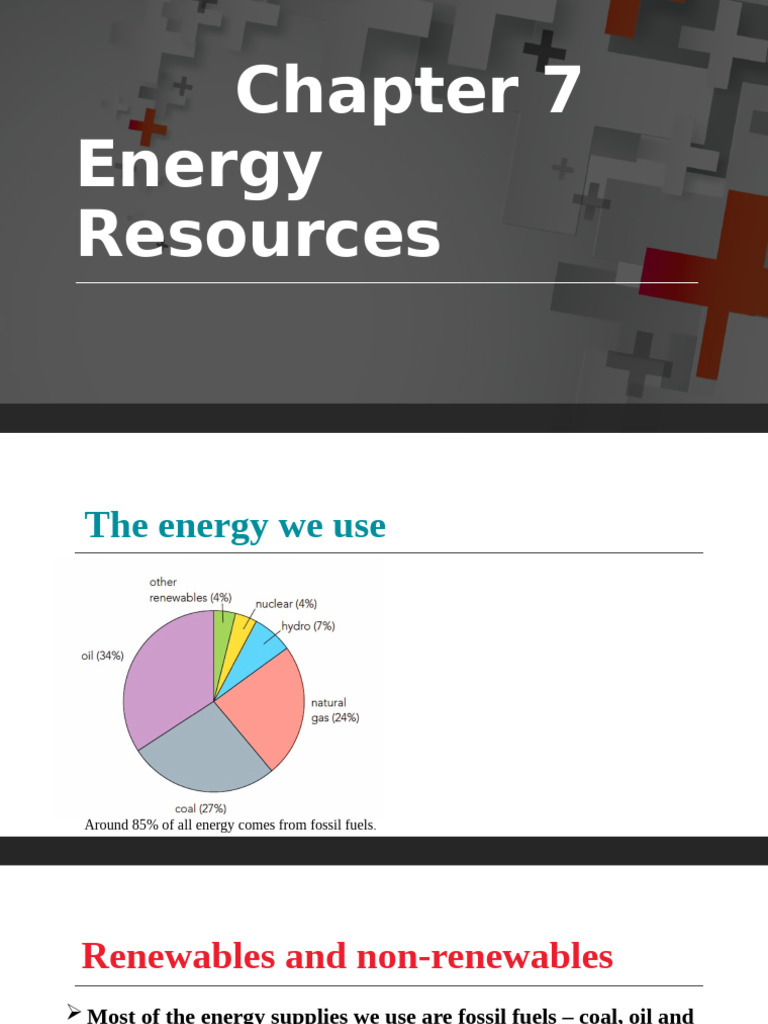 Grade 9 Chapter 7 Physics | PDF | Fuels | Renewable Energy