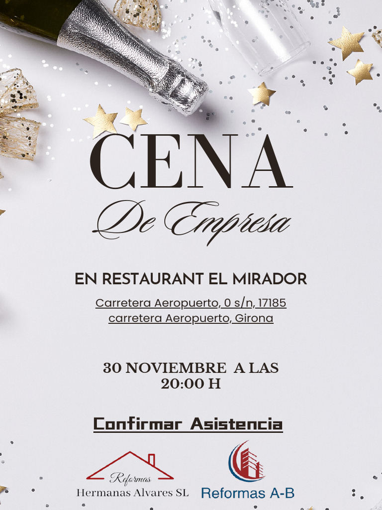 Invitación Cena de Empresa 2024 | PDF