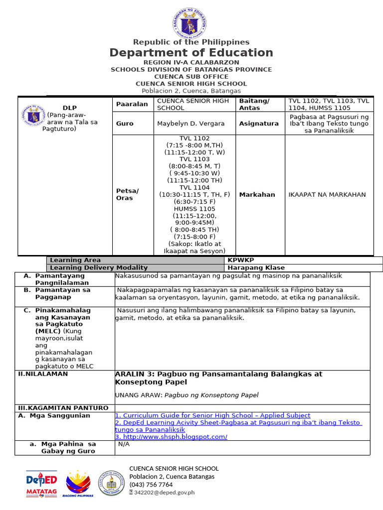 DLP 13-14 Complete Final | PDF