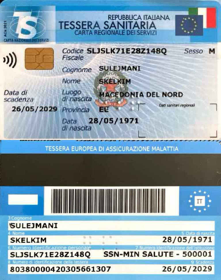 codice fiscale | PDF