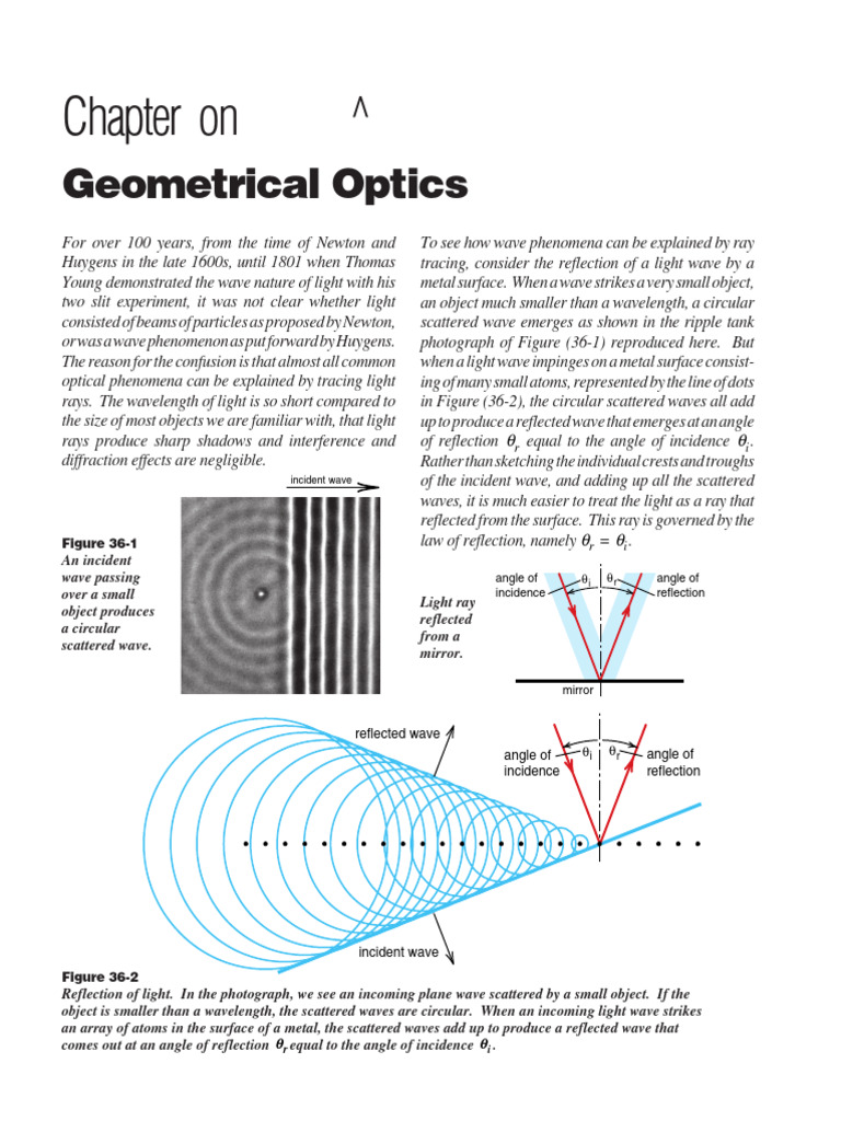 Optics | PDF | Optics | Reflection (Physics)