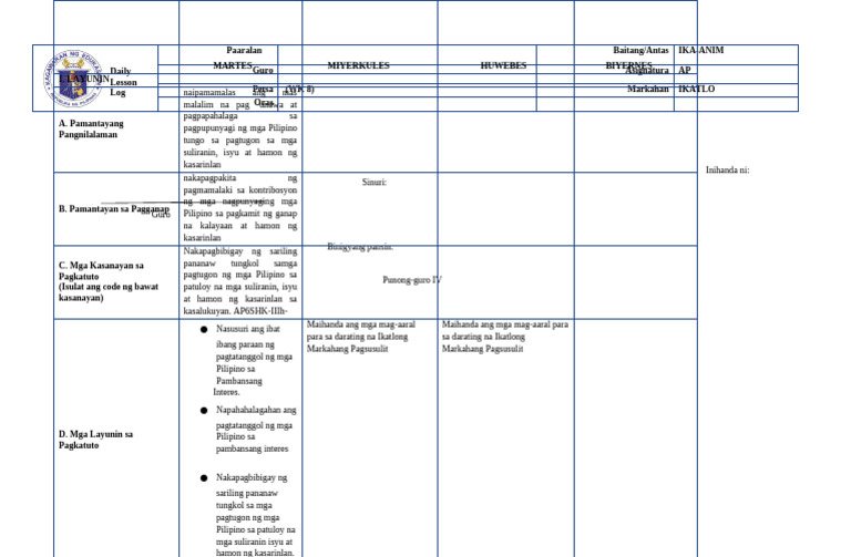 GR 6-DLL-AP-WK 8-QTR3 | PDF