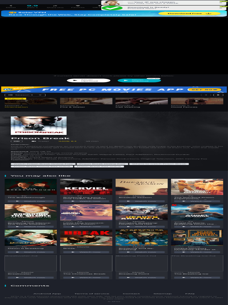 Watch Prison Break Free Online Now | PDF