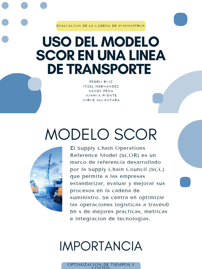 Uso Del Modelo Scor en Una Linea de Transporte | PDF