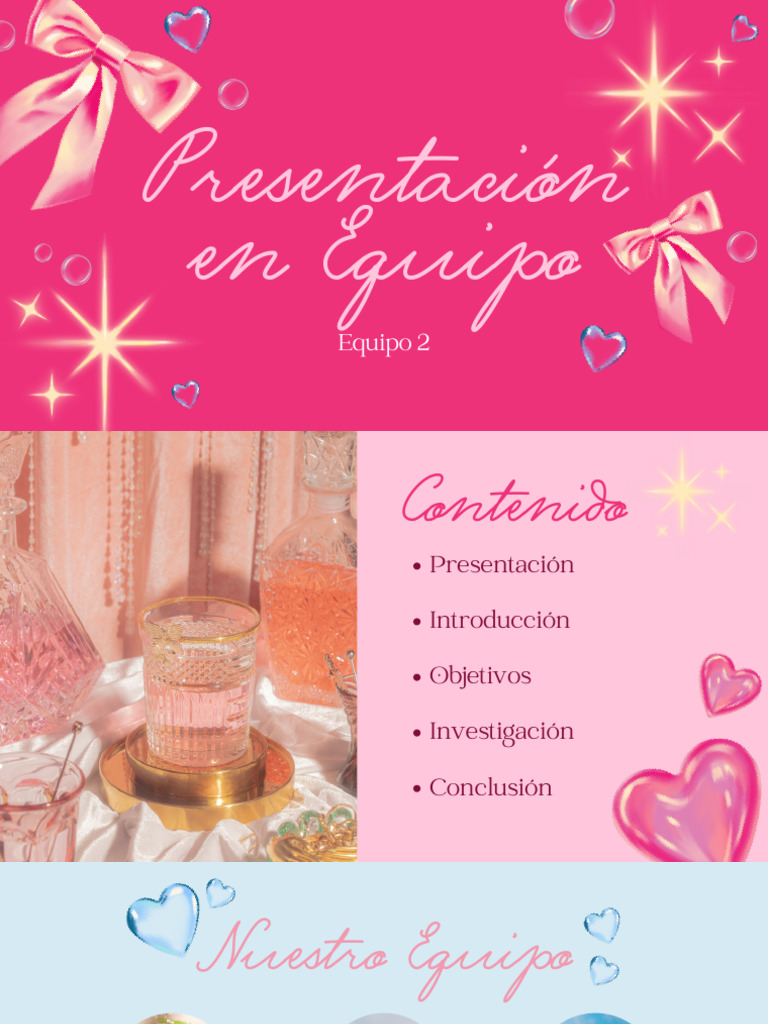 Presentación de Proyecto Moderna Aesthetic Ilustrada Corazón Rosa | PDF ...