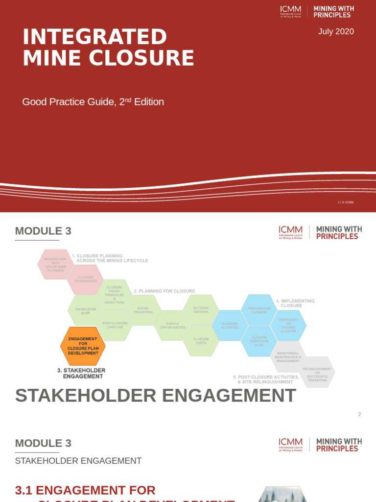 ICMM MC Toolkit Training - MODULE 3 Stakeholder Engagement | PDF ...