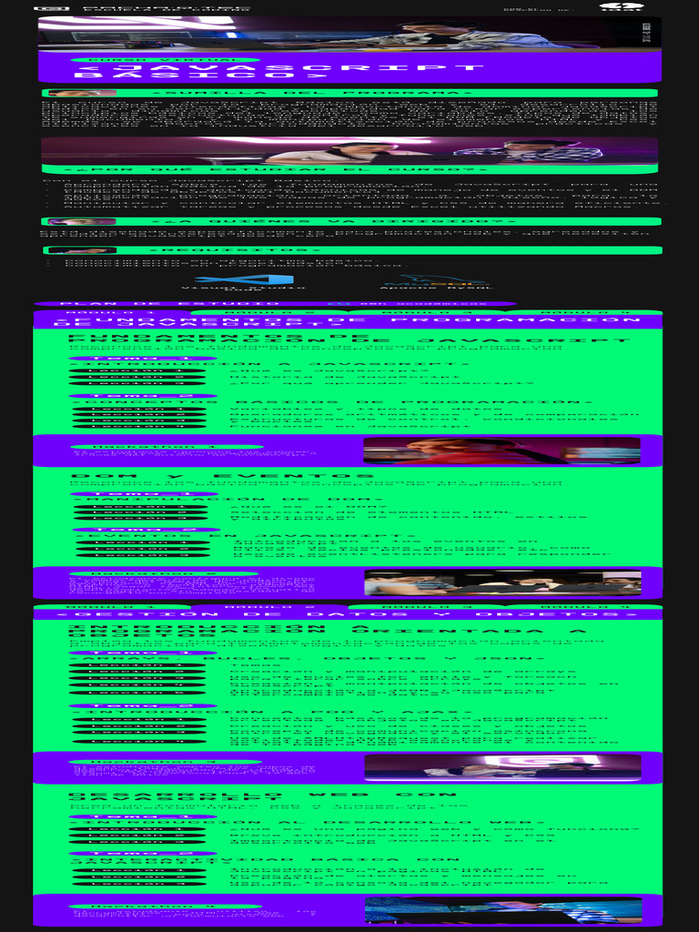 Curso Java Script Basico 1 1 Actualizado | PDF | Script Java | Modelo de objeto de documento