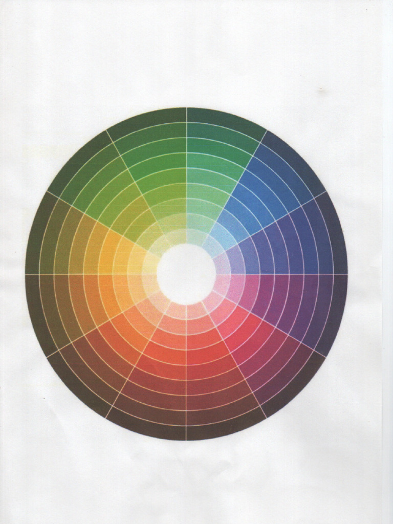 Círculo Cromático - 1° Des | PDF