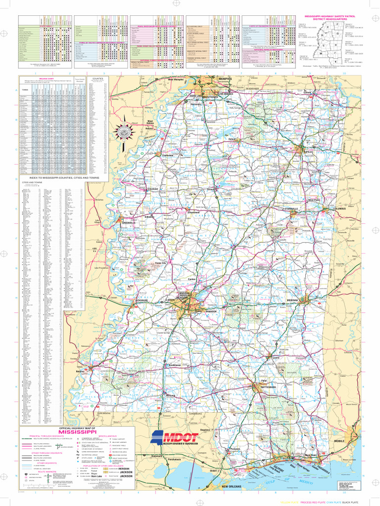 Mississippi MDOT Map | PDF