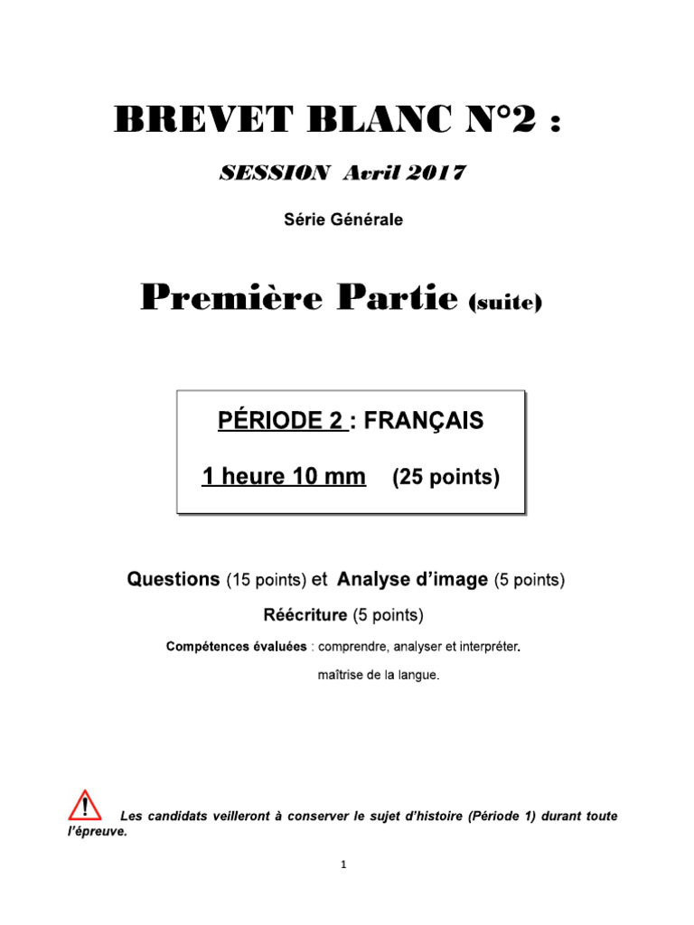Brevet Blanc | PDF