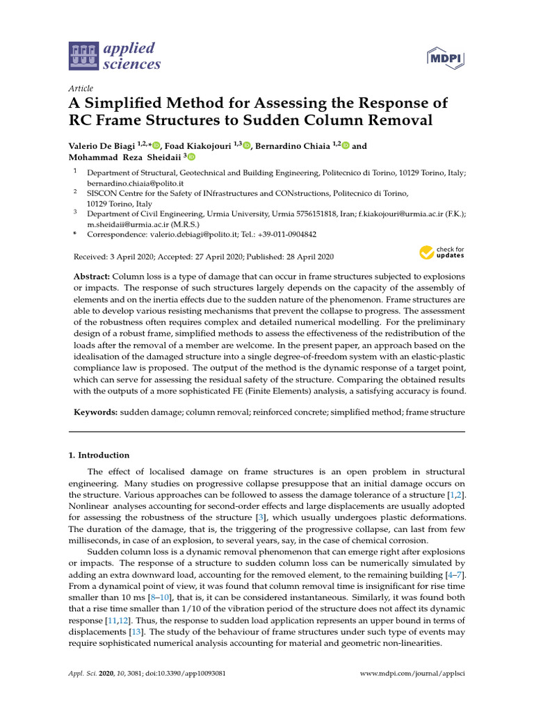 Artigo Enviar - Applsci-10-03081-V2 | PDF | Bending | Mechanics