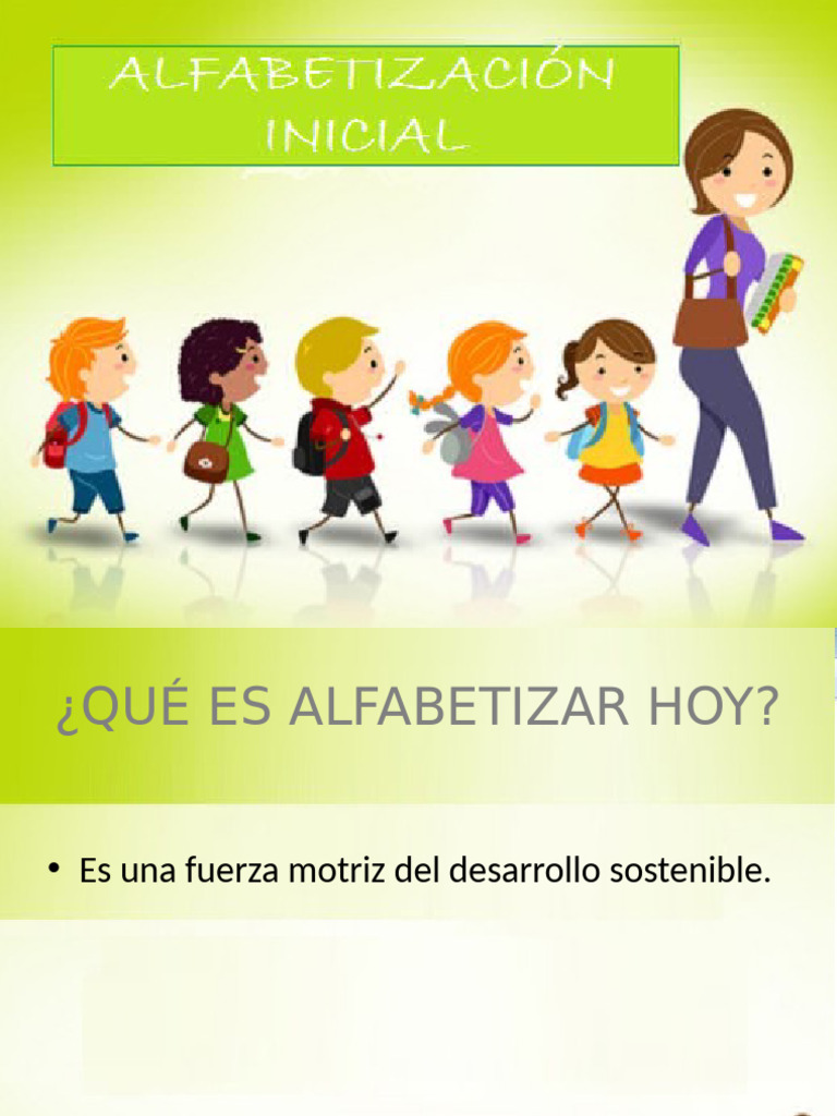 Alfabetización Inicial | PDF