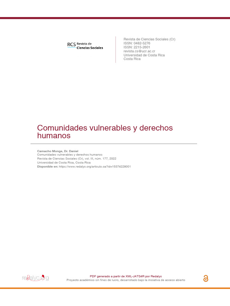 Cinco | PDF | Derechos humanos | Costa Rica