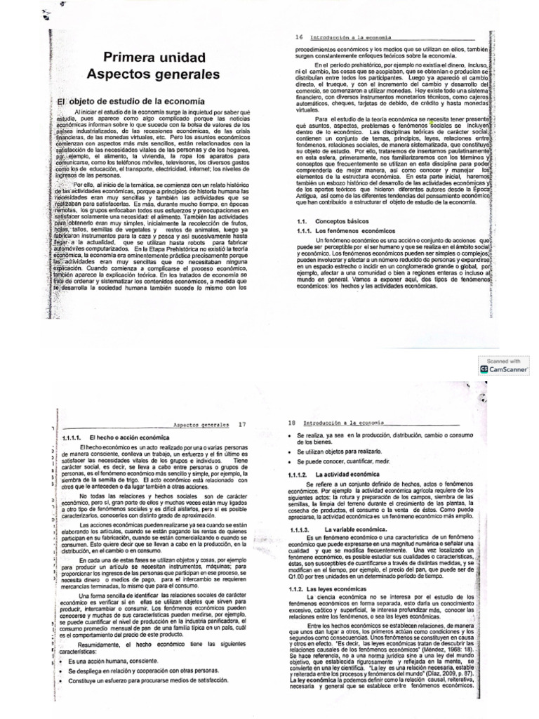 Aspectos Generales. Introducción a la Ec (3) | PDF