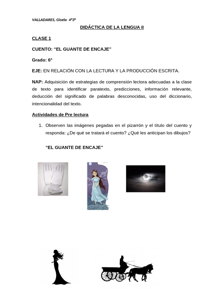 4°3° TRAB N1 Did Lengua | PDF | Cognición