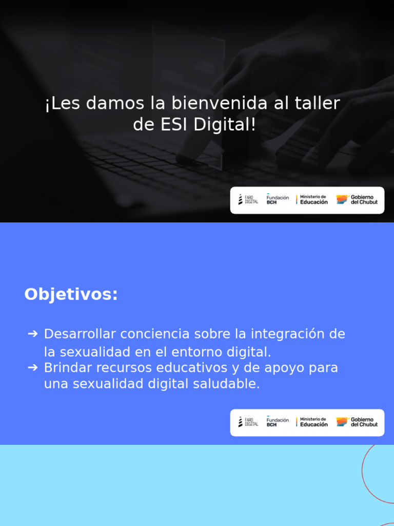 Sexualidad Digital: Taller de ESI | PDF | La sexualidad humana | Anonimato
