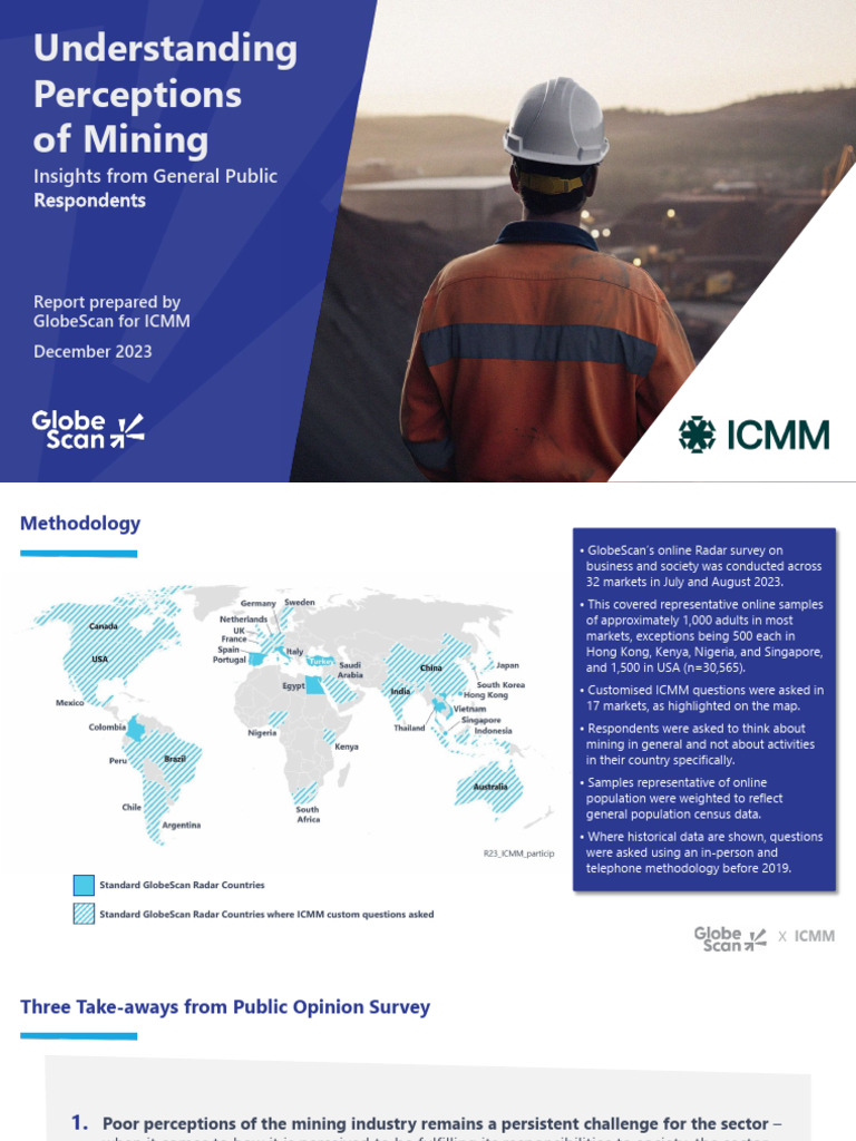 Mining Industry Perceptions Survey 2023 | PDF | Mining | Climate Change
