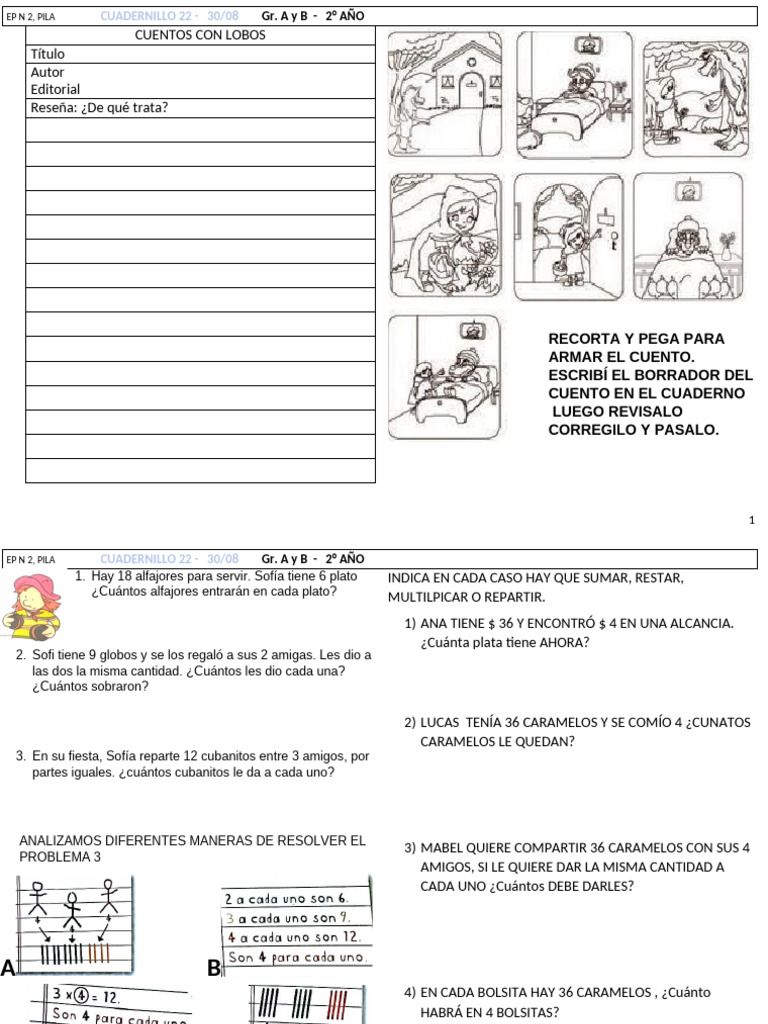 Cuadernillo 22 | PDF | Caperucita Roja