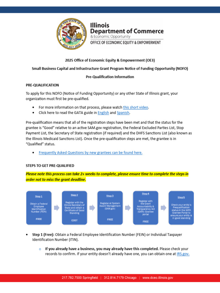 one-pager-prequalification-info | PDF