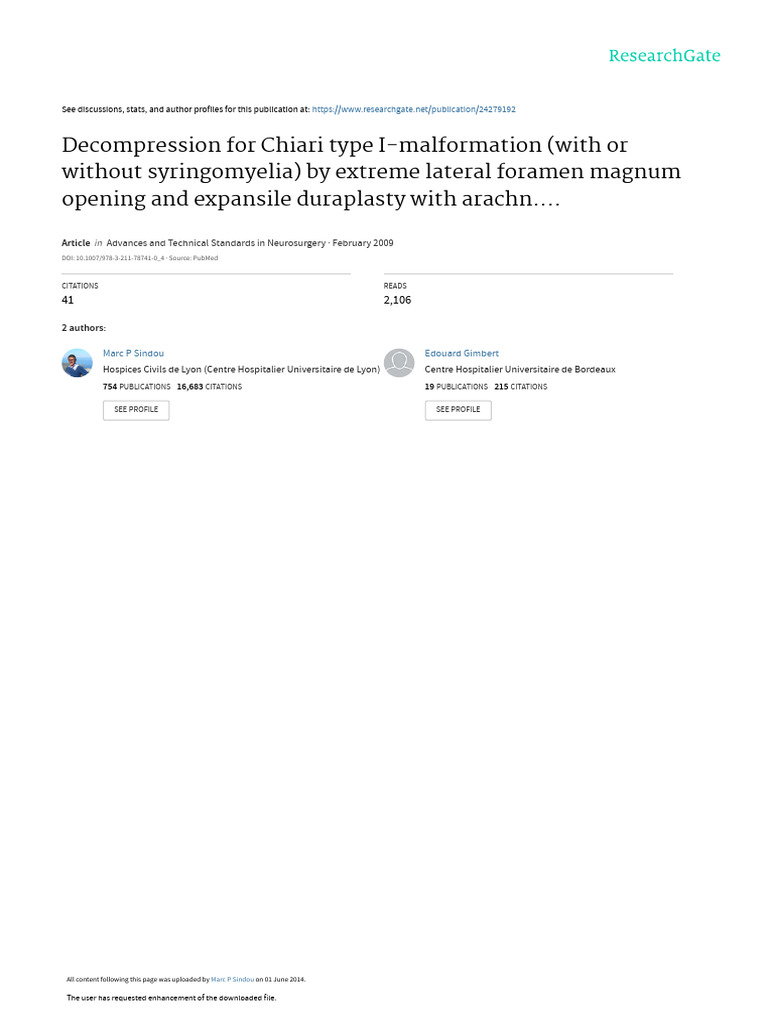 Decompression_for_Chiari_type_I-malformation_with_ | PDF | Neurological ...