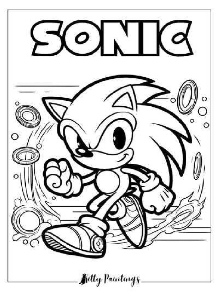 Free Sonic Coloring Pages - 28 Amazing Printable Images | PDF