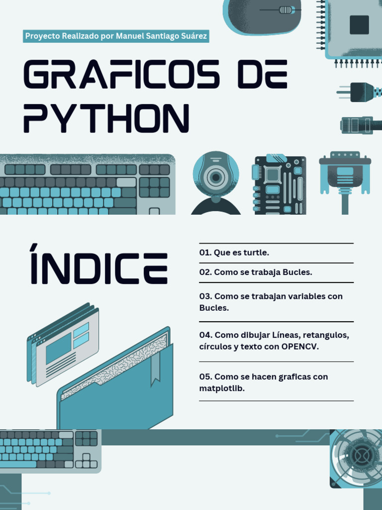 Gráficos en Python: Turtle y Matplotlib | PDF | Histograma | Informática
