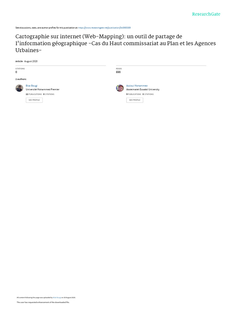 WebMapping Au Maroc | PDF