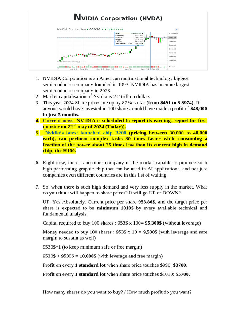 NVIDIA Share | PDF