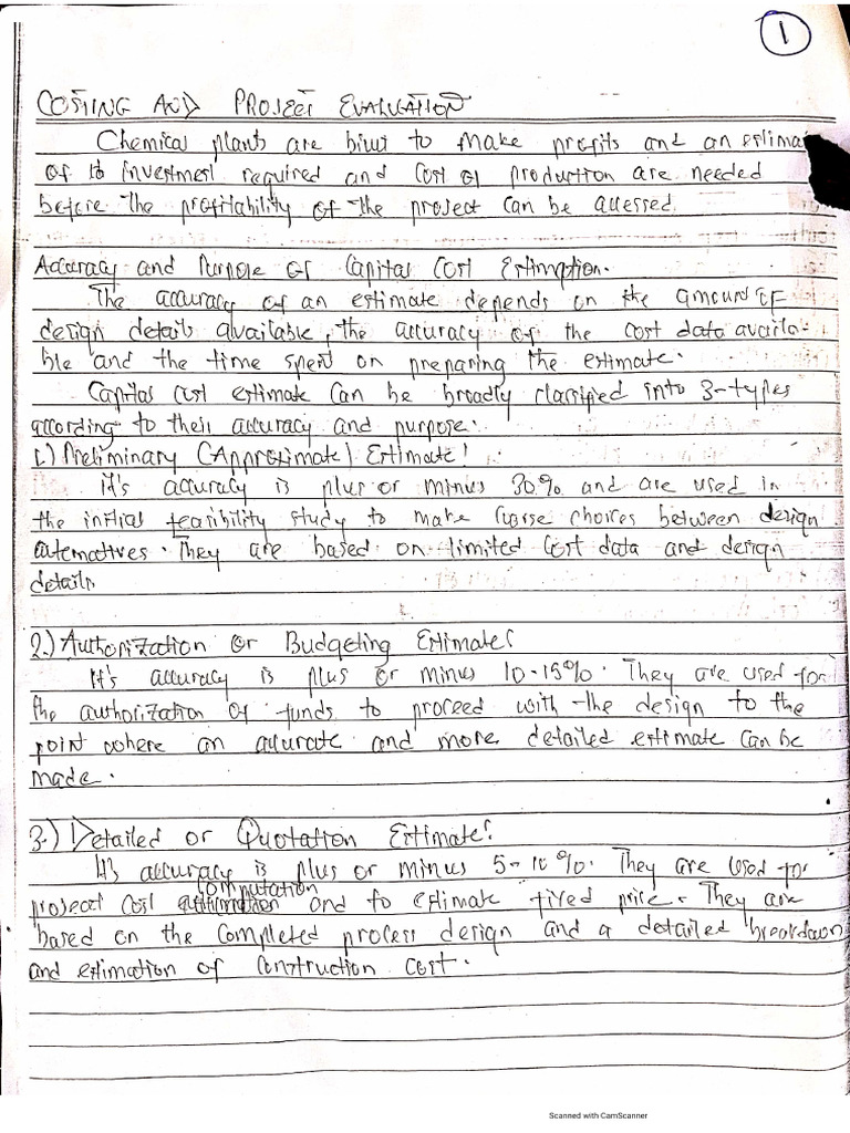 CHE 413 (Second Updated Handout) | PDF