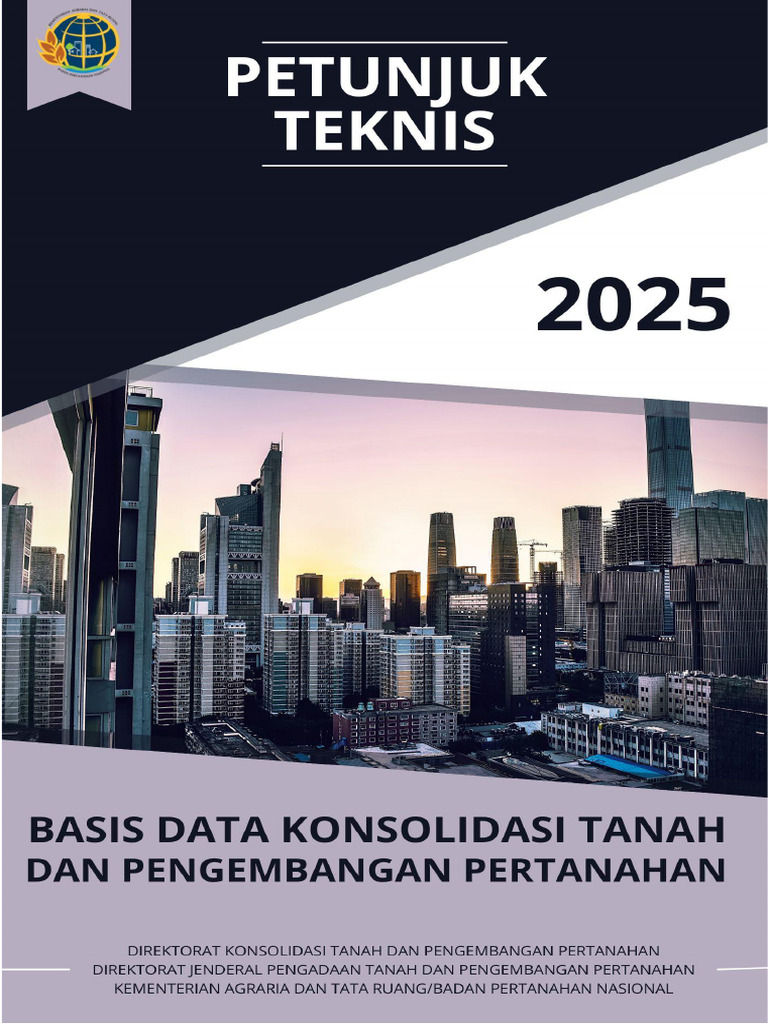 Petunjuk Teknis Basis Data KTPP 2025 | PDF