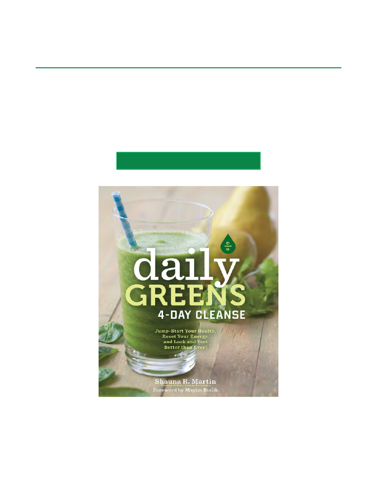 High Demand Daily Greens 4 Day Cleanse Jump Start Your Health, Reset ...