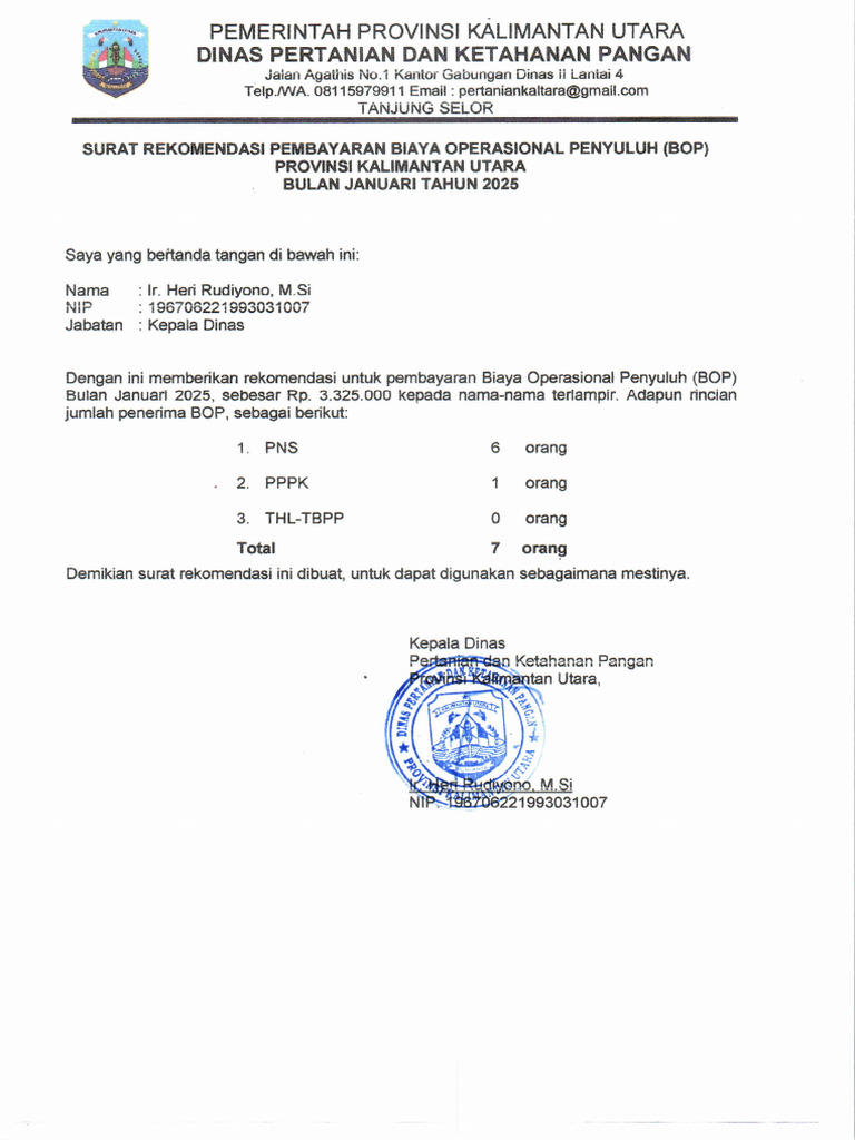 Rekom Bop Januari | PDF