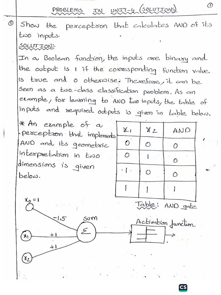 ML Unit 4 Problems & Solutions | PDF
