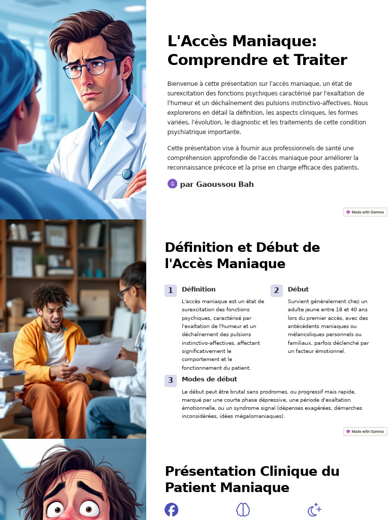 LAcces Maniaque Comprendre Et Traiter | PDF | Neuroleptique | Manie