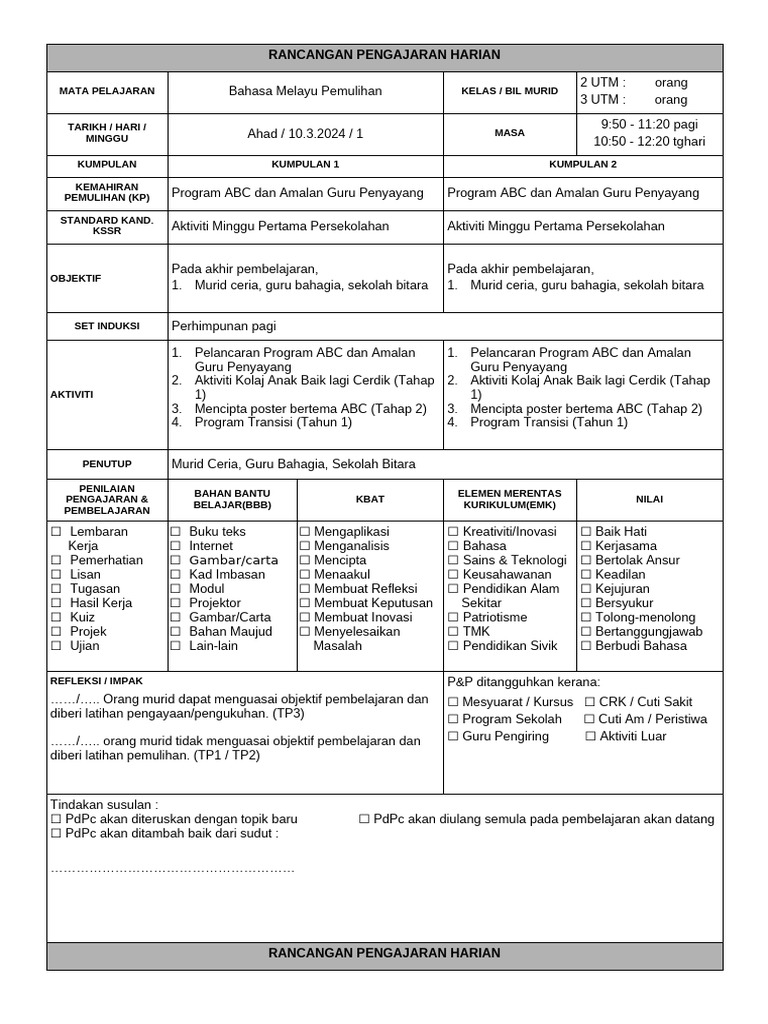 RPH M1 20242025 | PDF