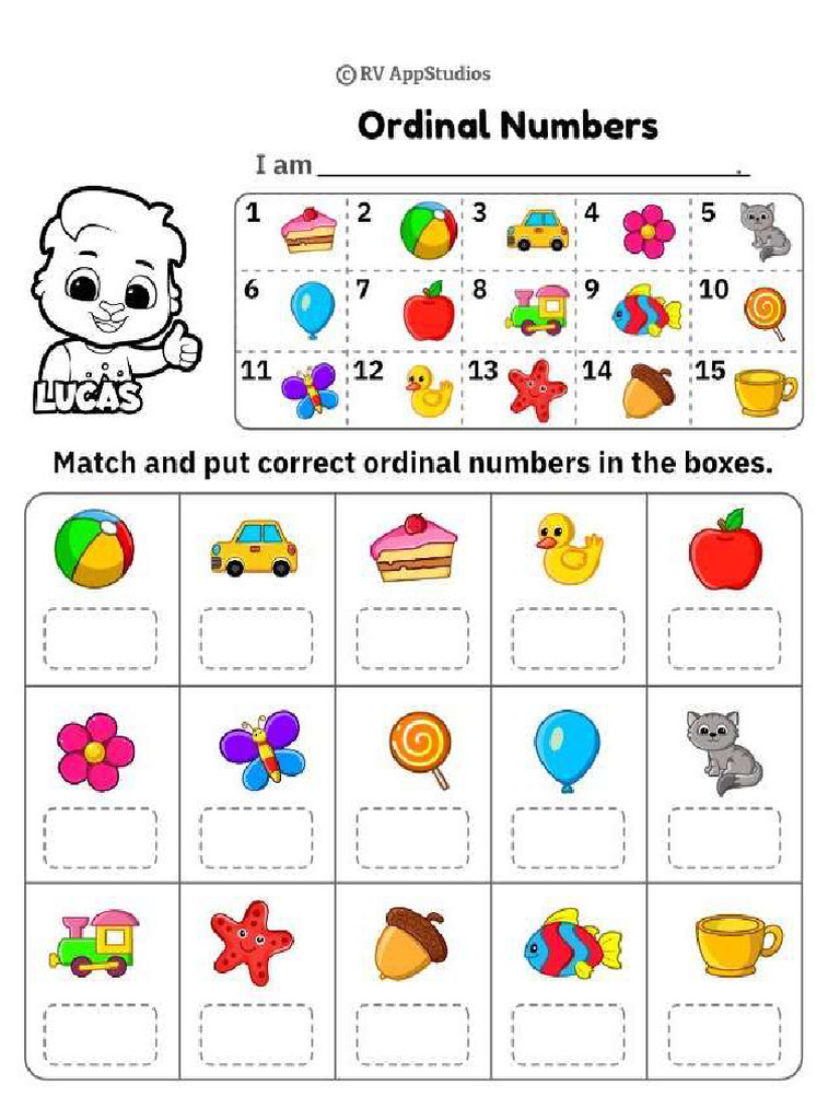 Ordinal Numbers | PDF