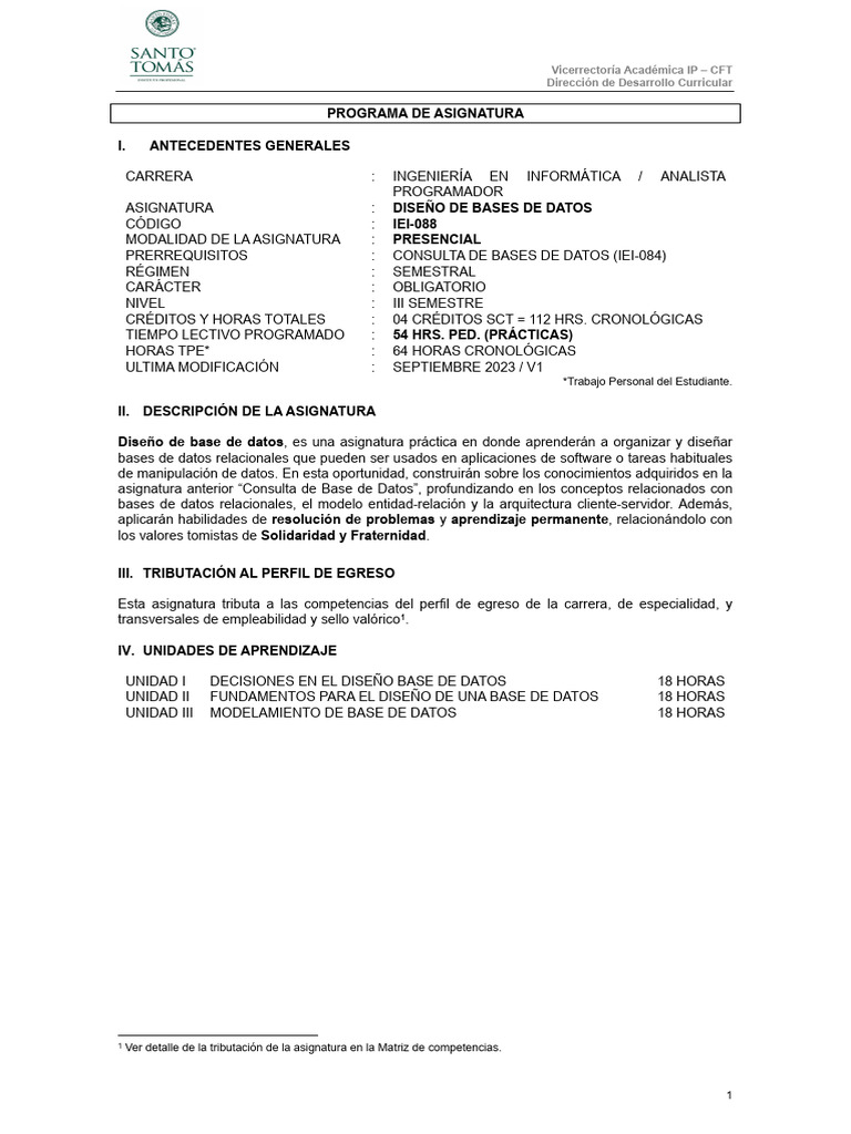 IEI-088 | PDF | Bases de datos | Evaluación
