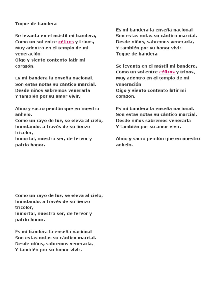 Toque de Bandera | PDF