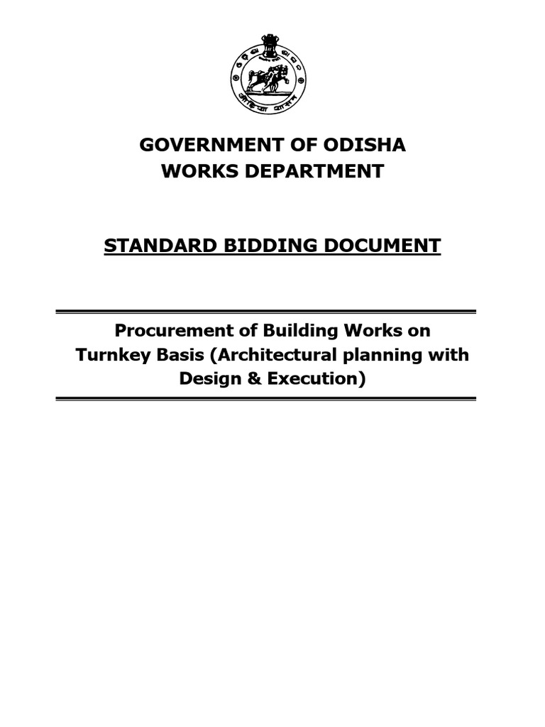 Government of Odisha Works Department | PDF | Audit | Joint Venture