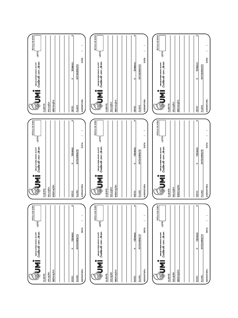 Rotulo de Soro Leito | PDF