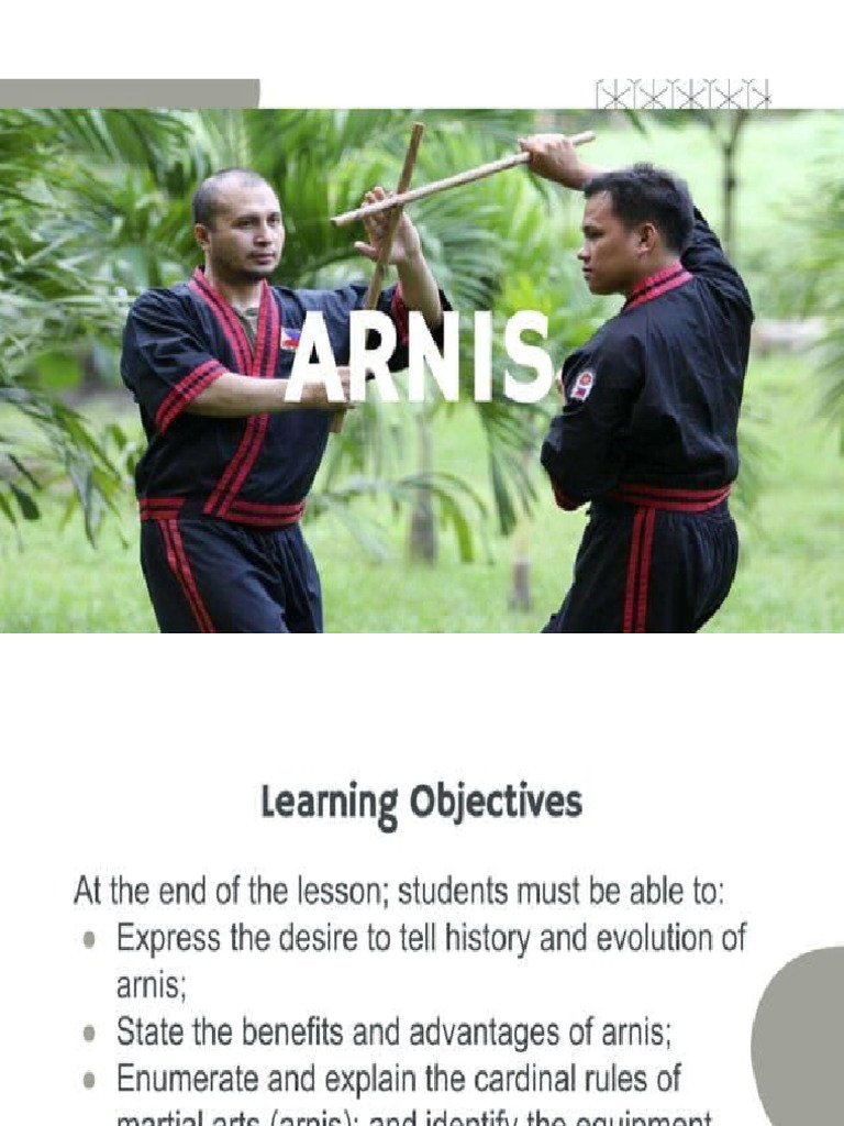Lesson 2 History of Arnis | PDF