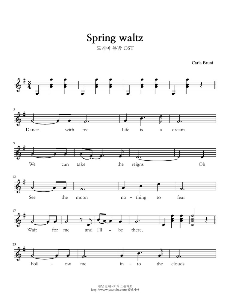 Spring - Waltz G | PDF