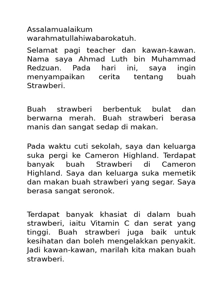Cerita Strawberry | PDF