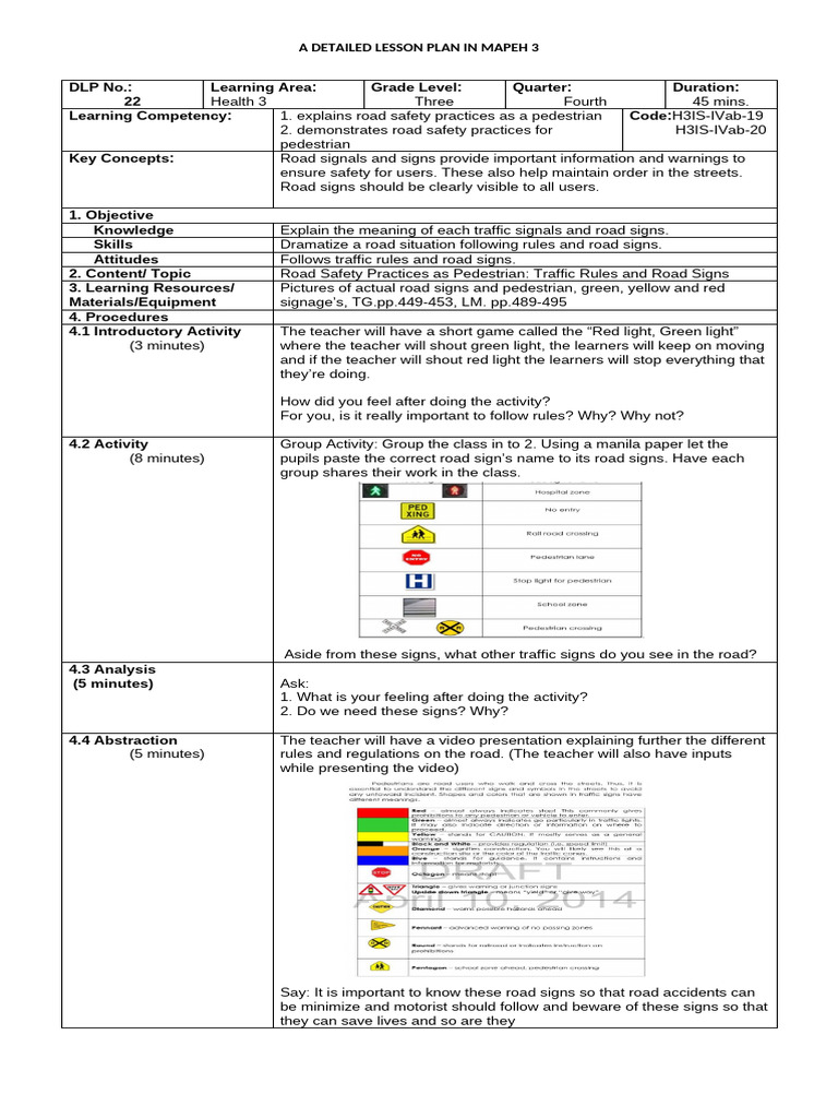 DLP Health | PDF | Traffic | Road