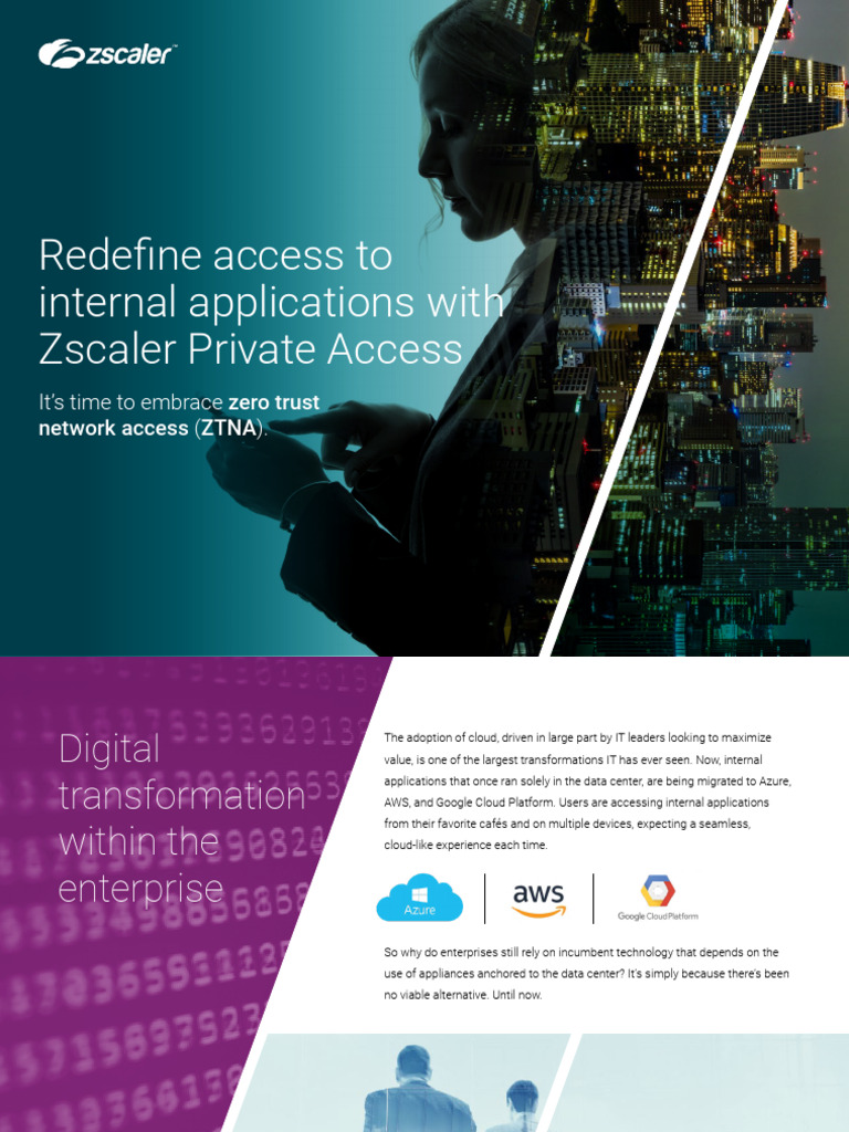 Zscaler Private Access Zpa | PDF | Cloud Computing | Mobile App