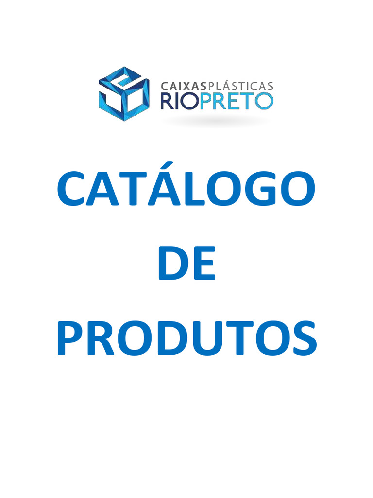 Catálogo de Produtos Caixas Plásticas Rio Preto | PDF | Sistema internacional de unidades