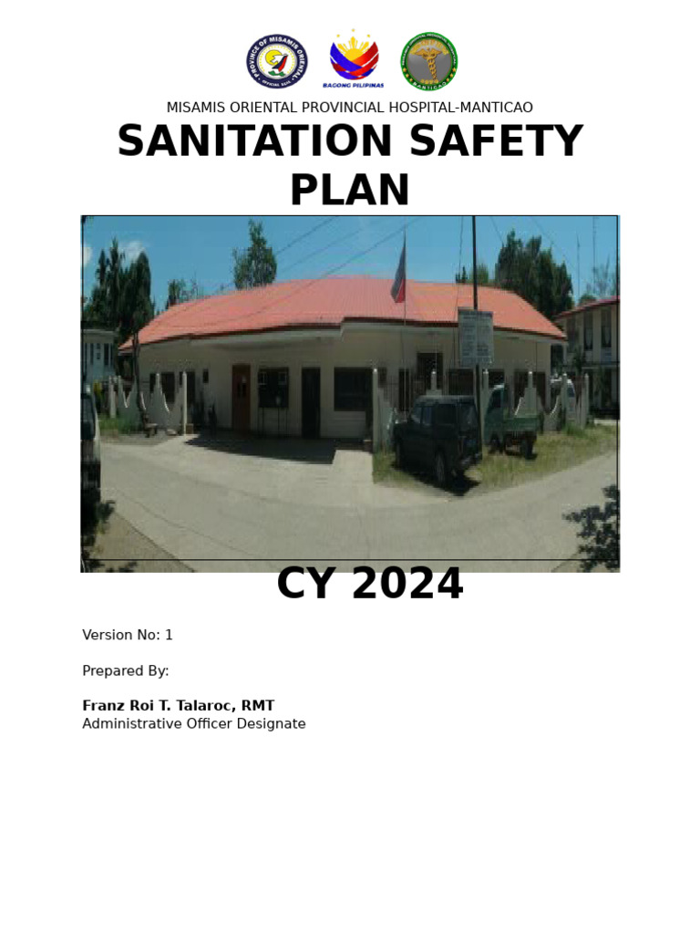 SSP of Hospitals Version 1 | PDF | Sewage Treatment | Septic Tank